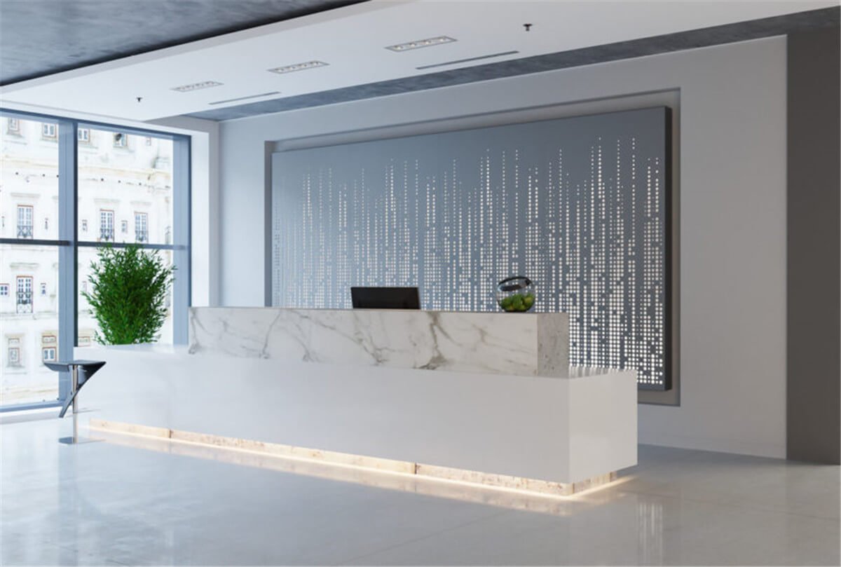 Aluminum CNC Punching Perforated Panel Cladding Facade Panel China ...