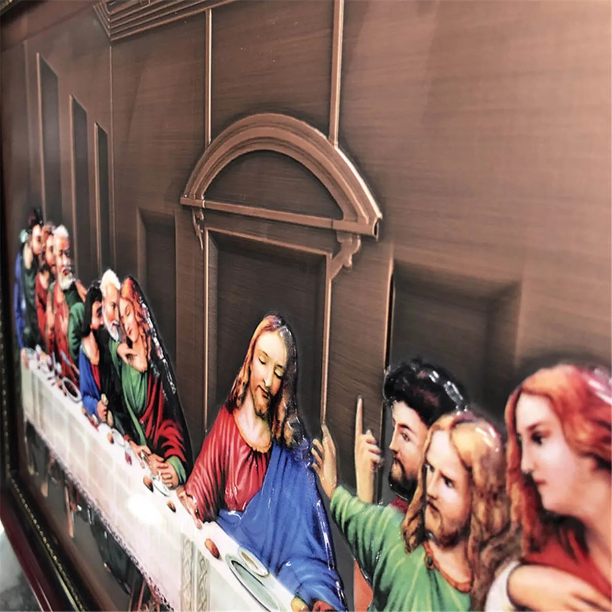 Custom Decoration Mural Metal Relief 3d/Aluminum Metal Relief - Golden ...