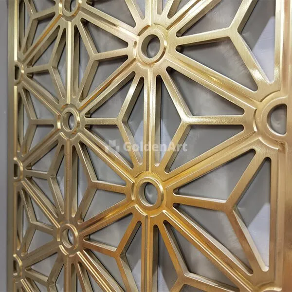 Aluminum Laser Engraving - Golden Art | Aluminium Facade Cladding ...
