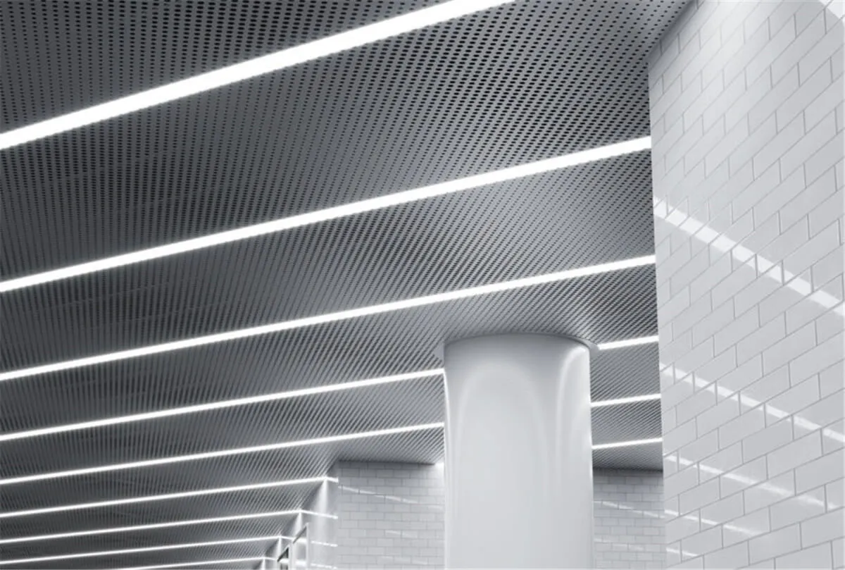 Powder Coated Perforated Metal Sheet Aluminium Cladding Exterior Wall ...