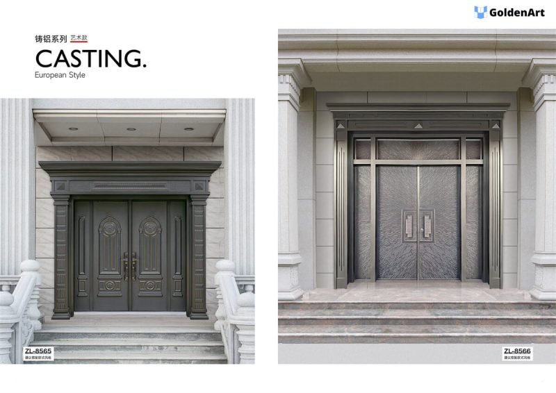 Aluminum Embossing / Relief Door - Golden Art | Aluminium Facade ...